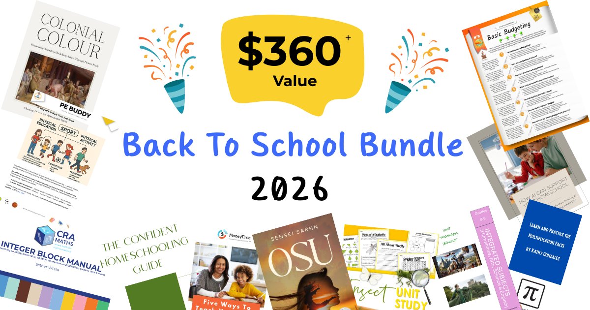 2026 Back To School Bundle - Homeschool Resource Finder