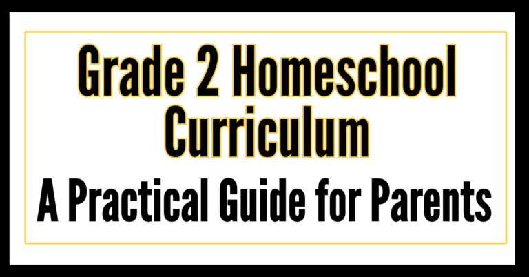 Grade 2 Homeschool Curriculum Guide